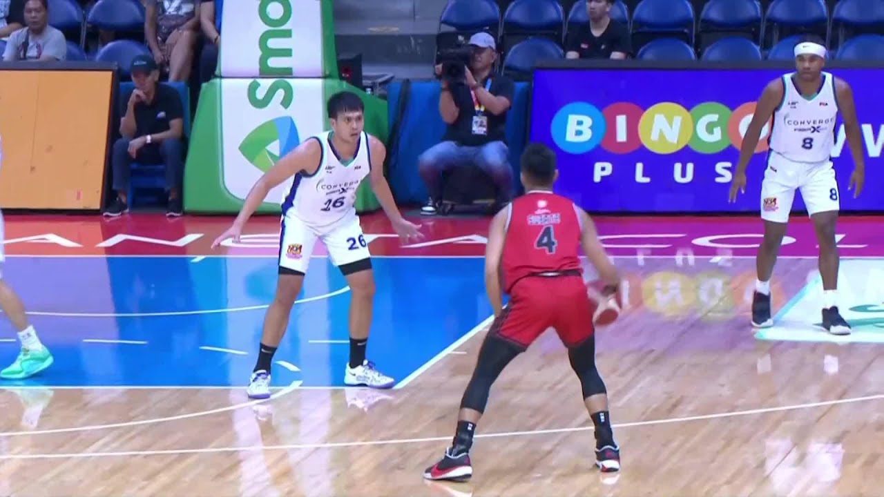 Rey Suerte HEATS UP for Blackwater in 3Q vs. Converge | 2024 PBA ...