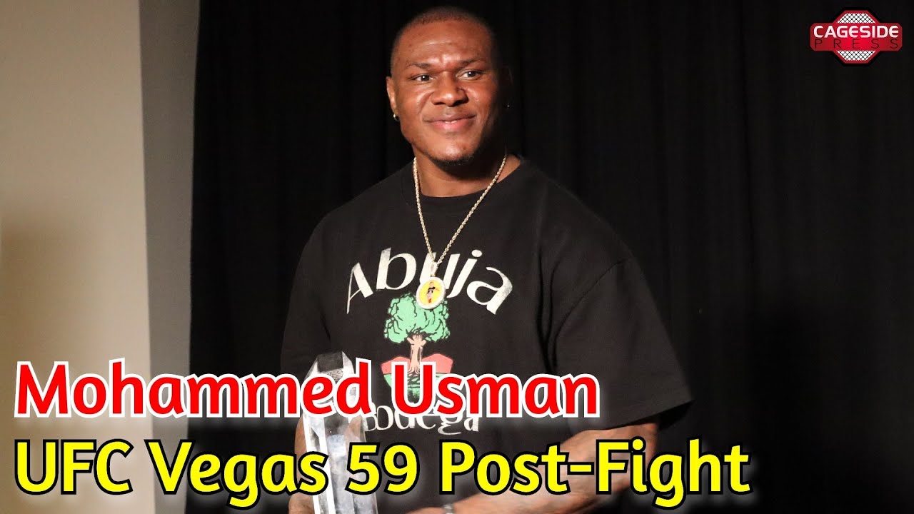 UFC Vegas 59: Mohammed Usman Very Happy To Be The Second Usman In UFC ...