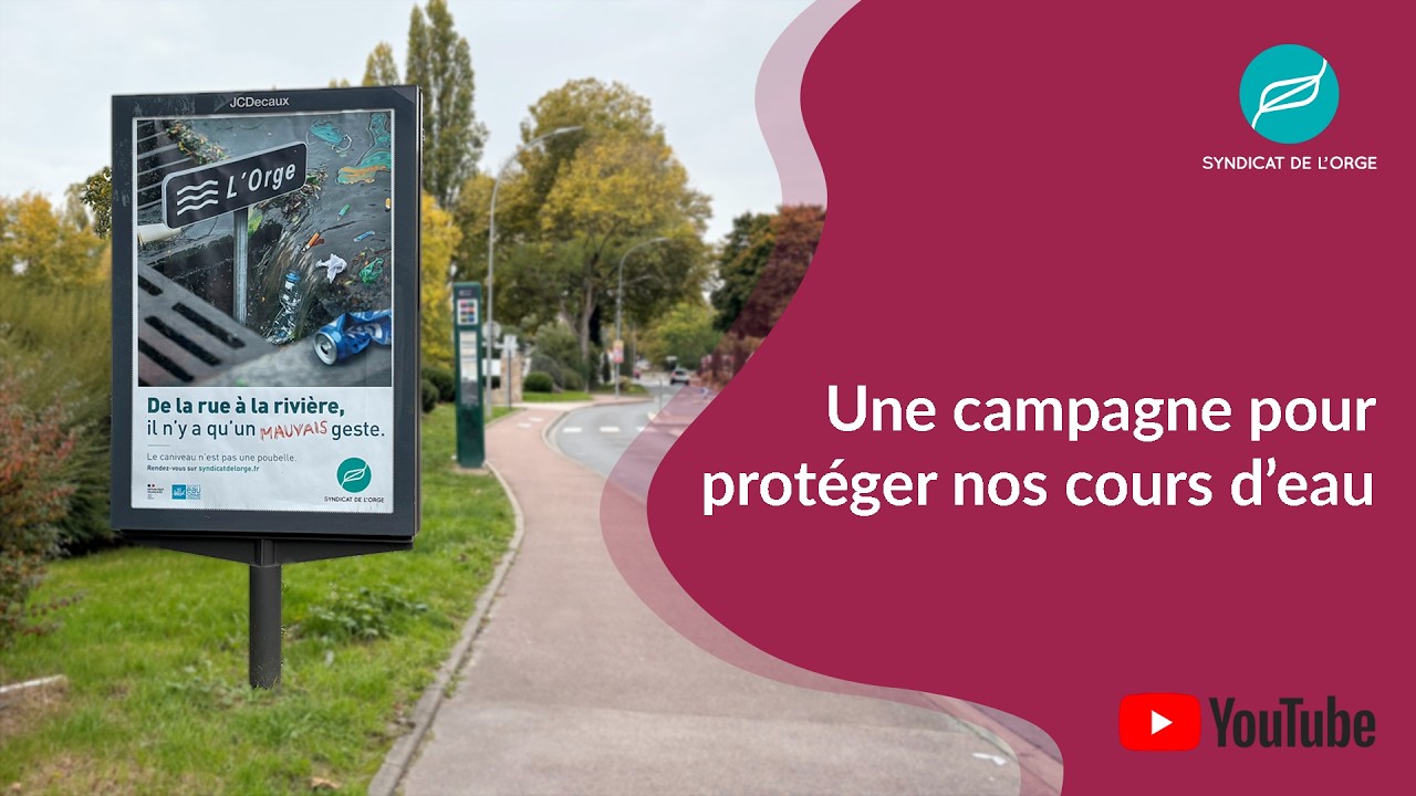 Une campagne de communication pour protéger nos cours d'eau - YouTube