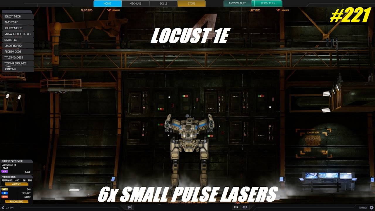 MWO - Locust 1E #221 - YouTube