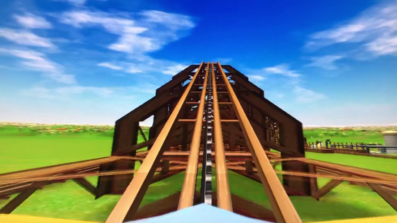 RCT3 Wooden Wild Mouse 82 POV Park War 3 - YouTube