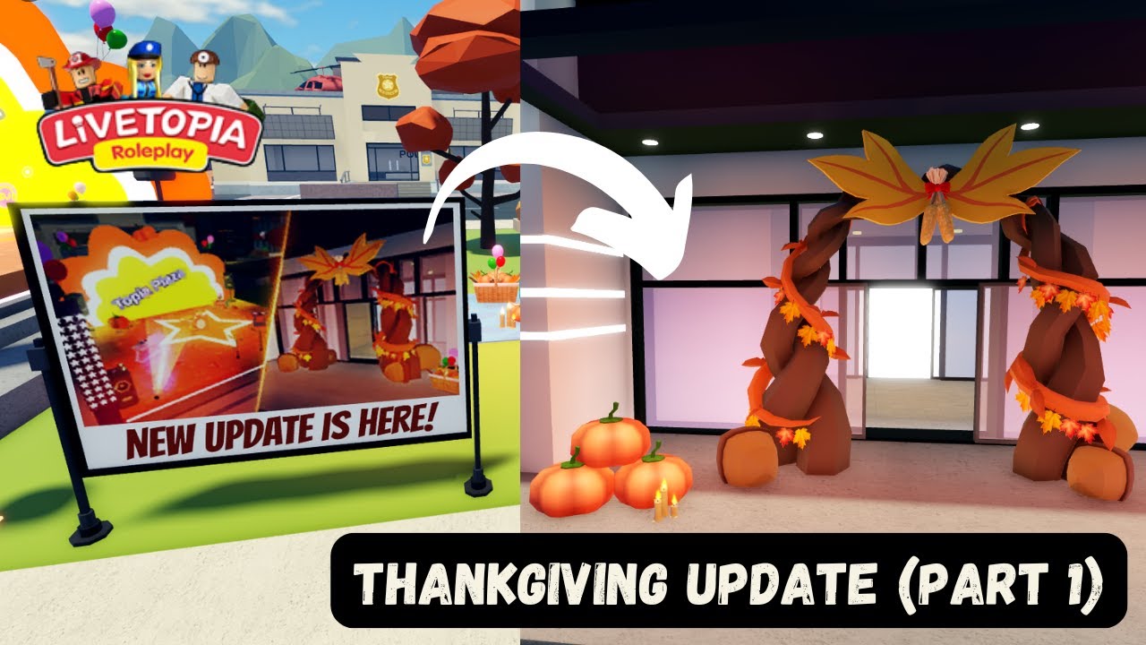 LIVETOPIA THANKSGIVING UPDATE (PART 1) 🦃 //UPDATE 220 //Livetopia ...