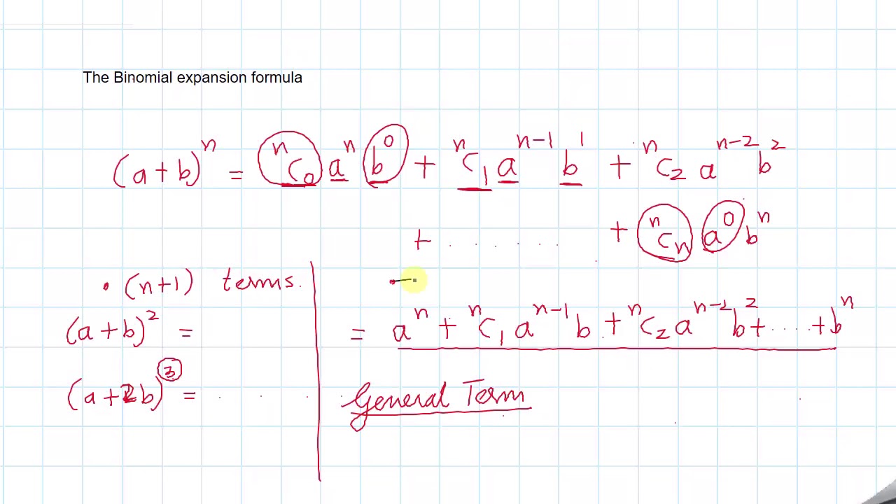 The Binomial Expansion Formula YouTube the-binomial-expansion-formula-youtube