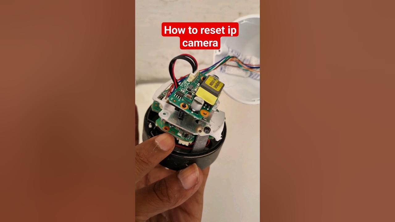 How to reset ip camera #shorts #youtubeshorts #shortsvideo #cctv #ipcamera #surveillance - YouTube