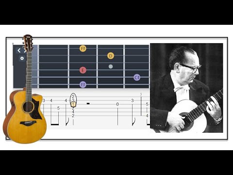 Guitar TAB (Jose de Azpiazu) El Vito | (1912-1986) Tutorial / Sheet ...