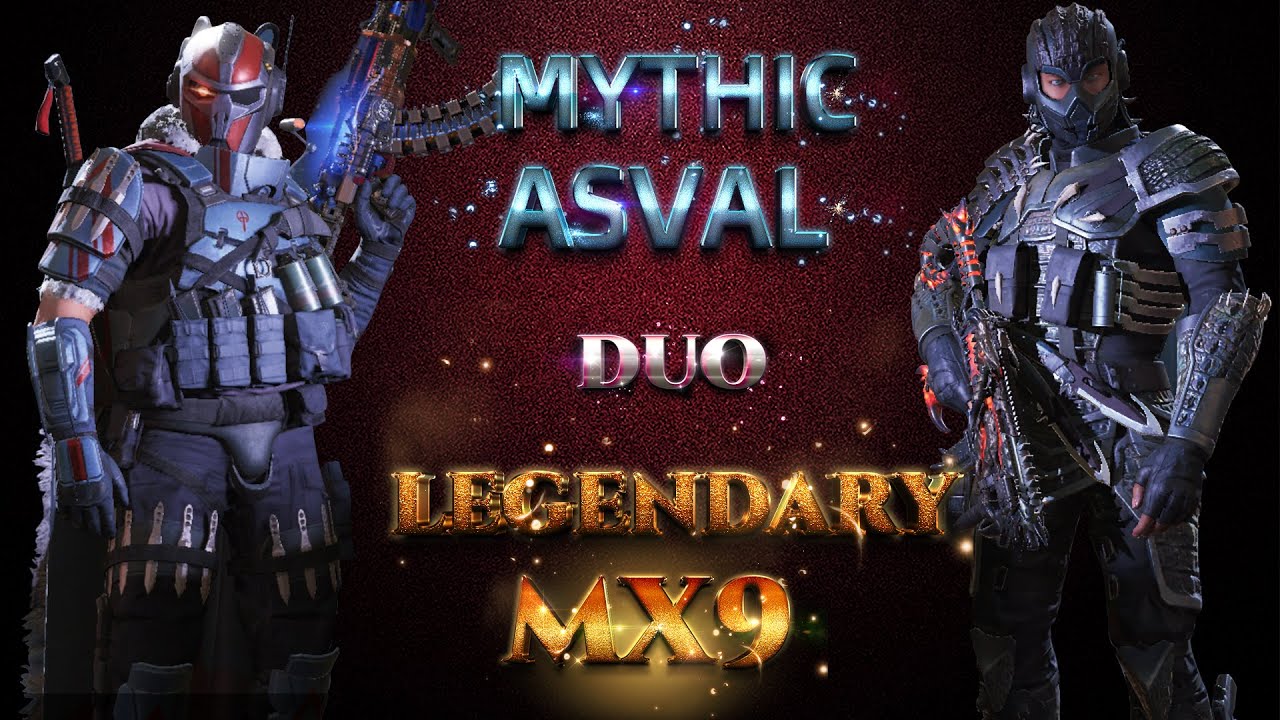 Legendary MX9 Heartless & Mythic ASVAL Double Edge Duo Gameplay [Call ...
