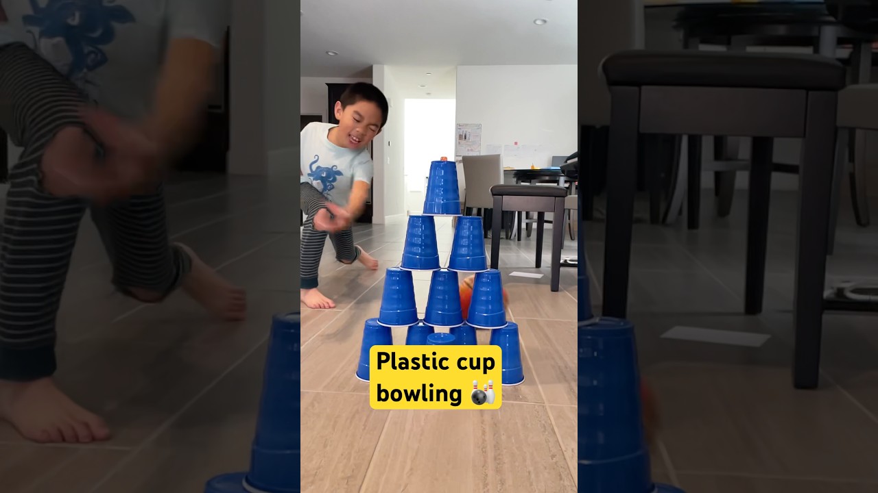 Plastic Cup Bowling #plasticcup #bowling #games #game #qualitytime ...