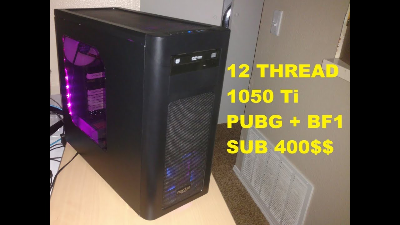 Budget 6 Core 12 Thread Gaming PC - YouTube