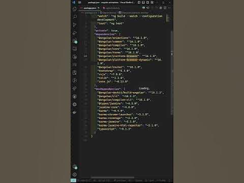 How to install angular animations package in #angular app #leelawebdev Angular16 - YouTube