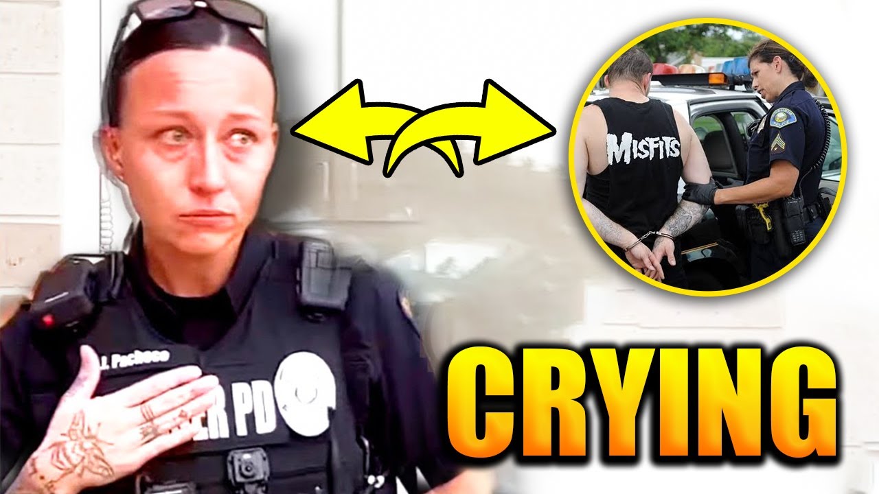 Female Cop Burst out in Tears After Being FIRED... - YouTube