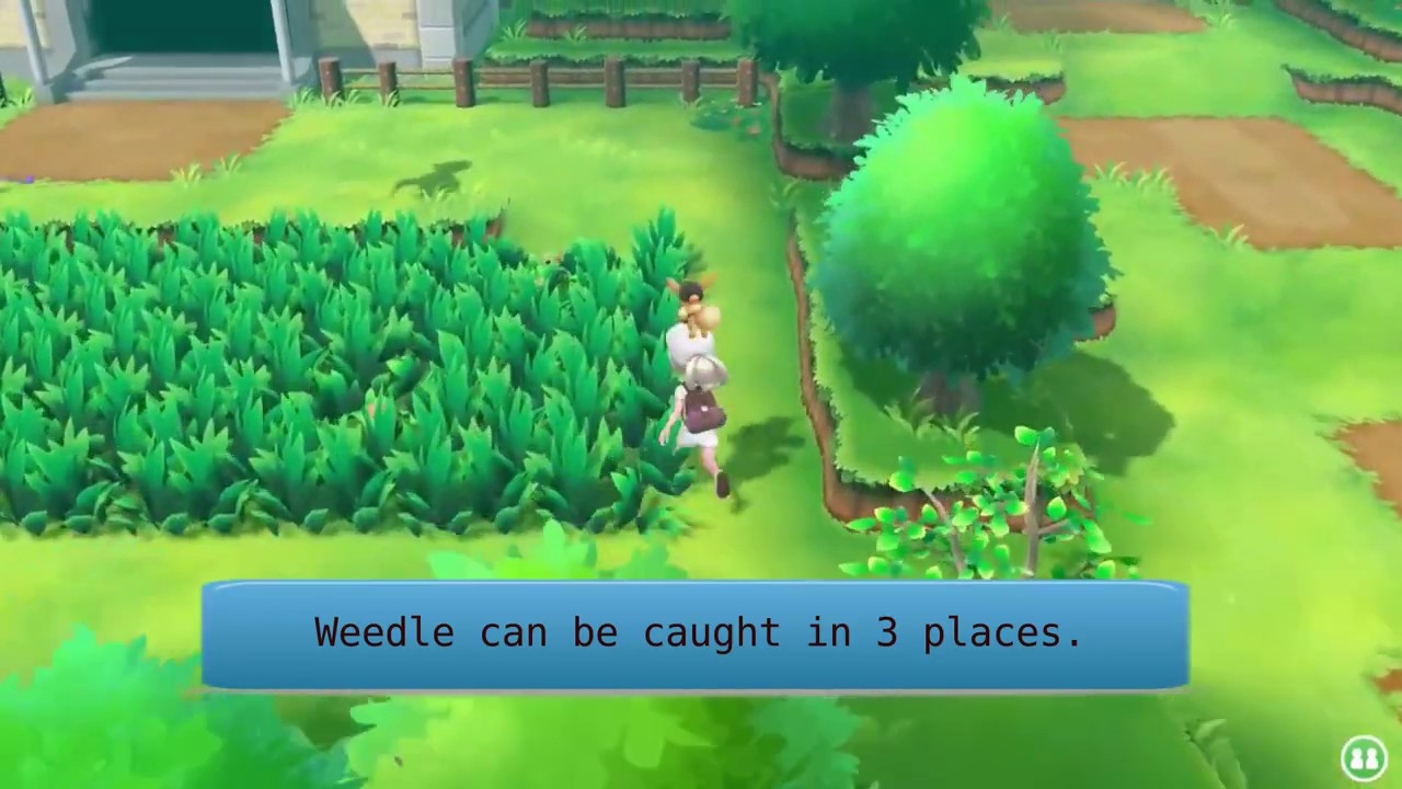 Pokemon Let's go Eevee: Where to catch Weedle - YouTube