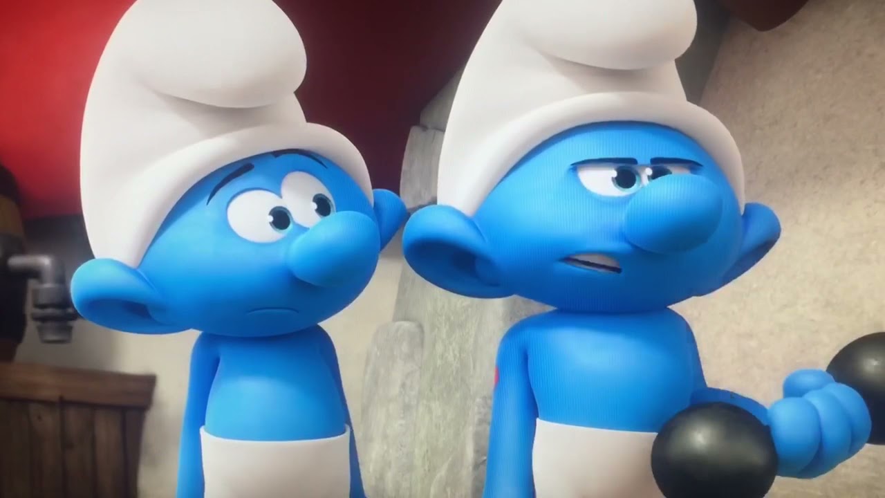 Smurfs a new touch of blue my smurf the hero - YouTube