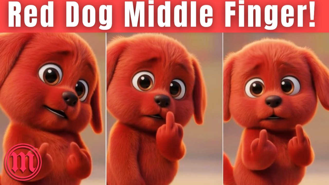 Red Dog Middle Finger Meme Explained - YouTube