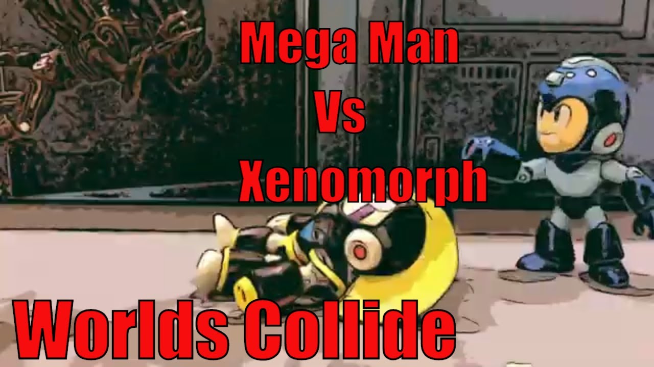 The Loyal Subjects Mega Man vs Aliens Stop Motion Animation - YouTube