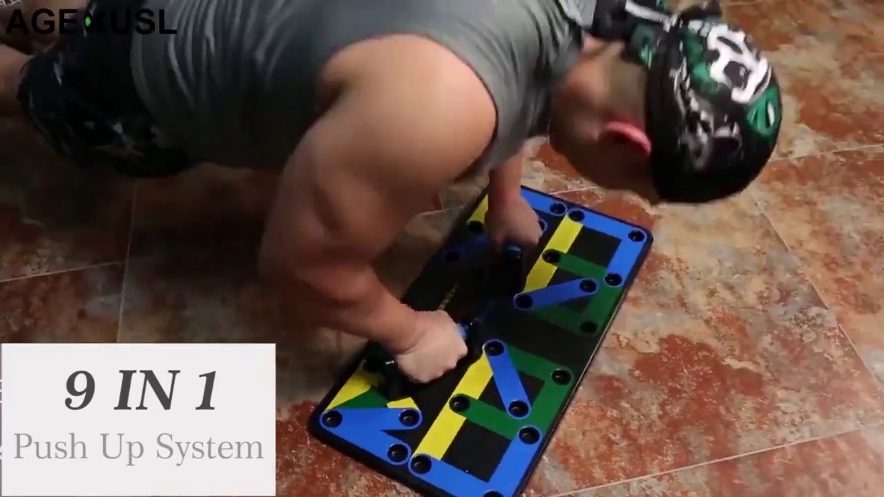 Push Up Board 9 System - YouTube