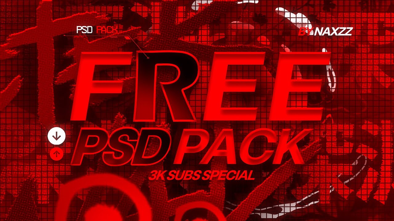 FREE PSD PACK | 3K SPECIAL - YouTube
