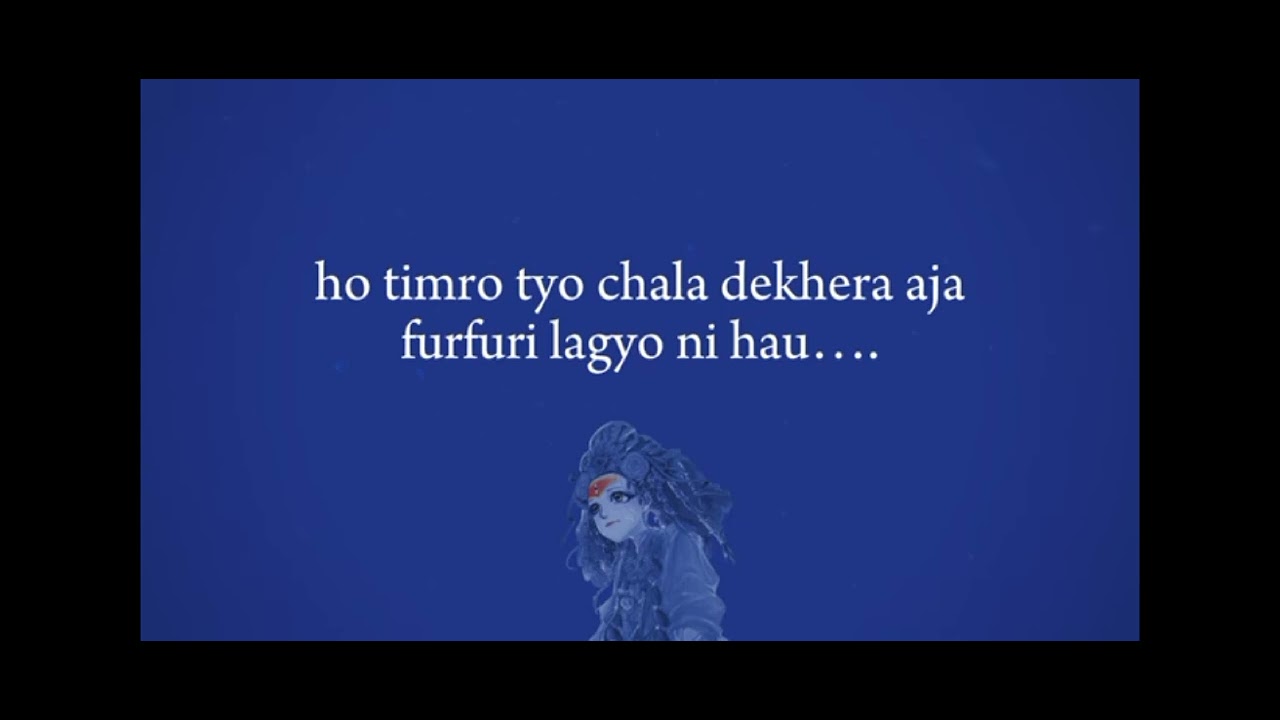 Furfuri - Kuma Sagar | Jane vaye jau | Lyrics video | Blue Vibe - YouTube
