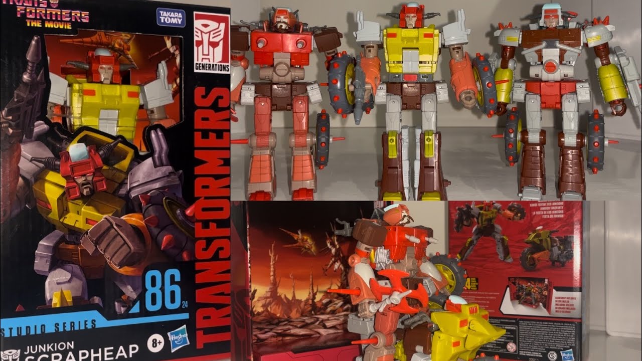 Transformers studio series 86 Scrapheap review. SS movie voyager class ...