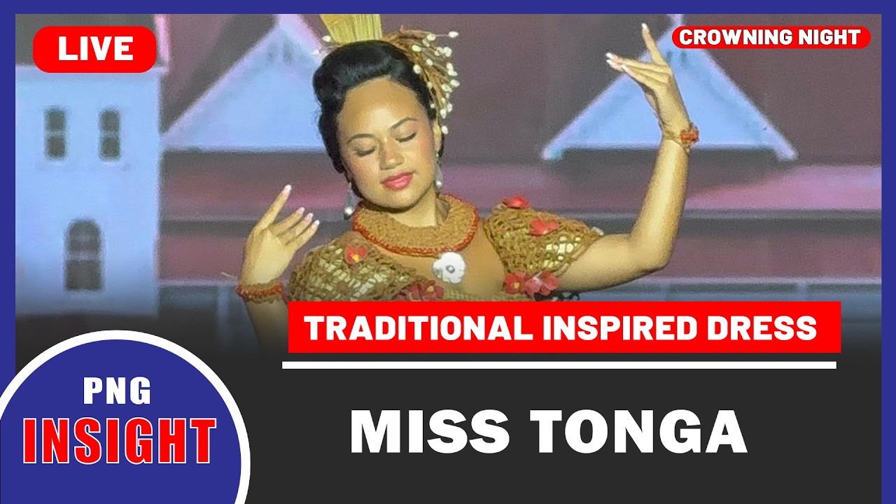 MISS TONGA-TRADITIONAL INSPIRED DRESS - YouTube