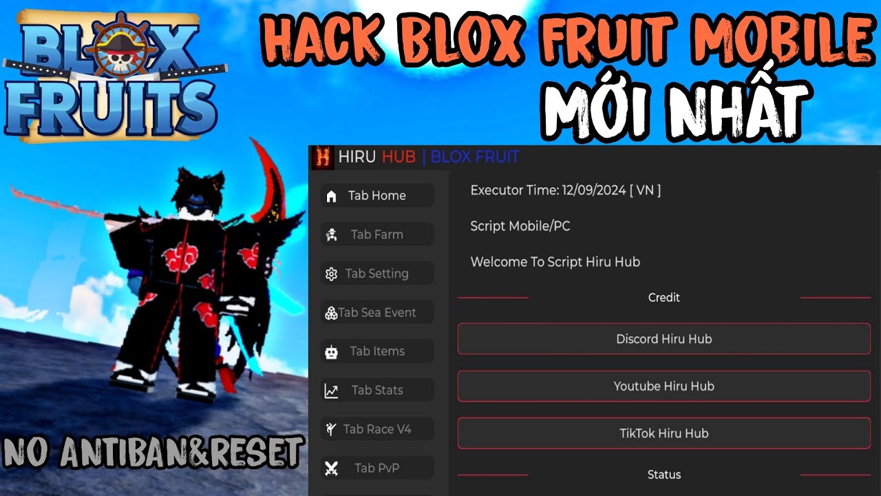 Hướng Dẫn Hack Blox Fruit Mới Nhất Auto Farm Tele Kitsune Auto Nhặt Linh Hồn Tele Đảo bí Ẩn ...
