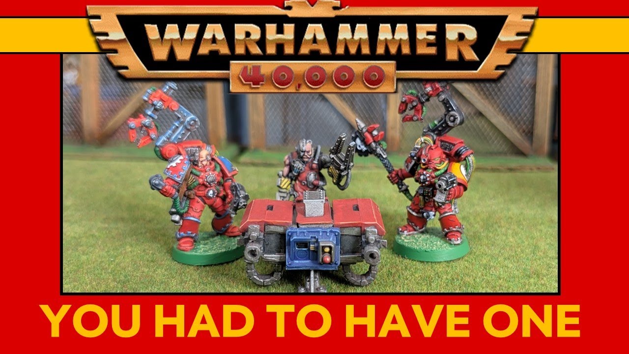 Techmarines were essential in 2nd edition Warhammer 40k | Painting ...