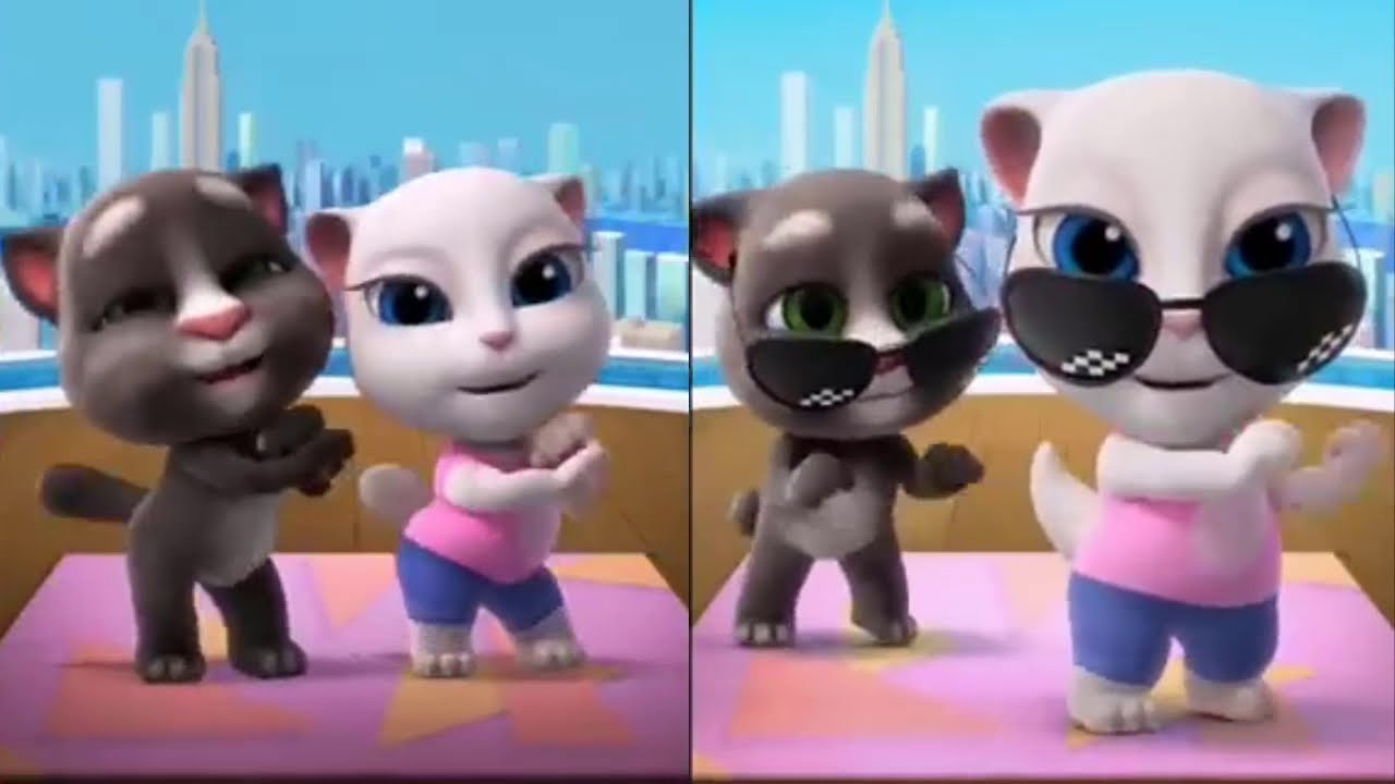 TIK TOK TALKING TOM 🎵 Talking Tom Dancing Cute Baby Tom, tom cat dancer ...