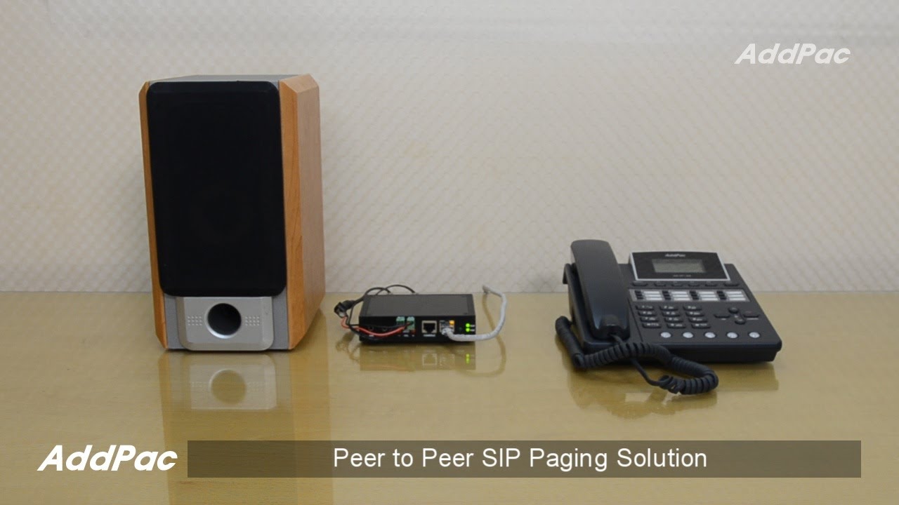Peer to Peer Paging Service between SIP Phone and SIP Paging Terminal ...