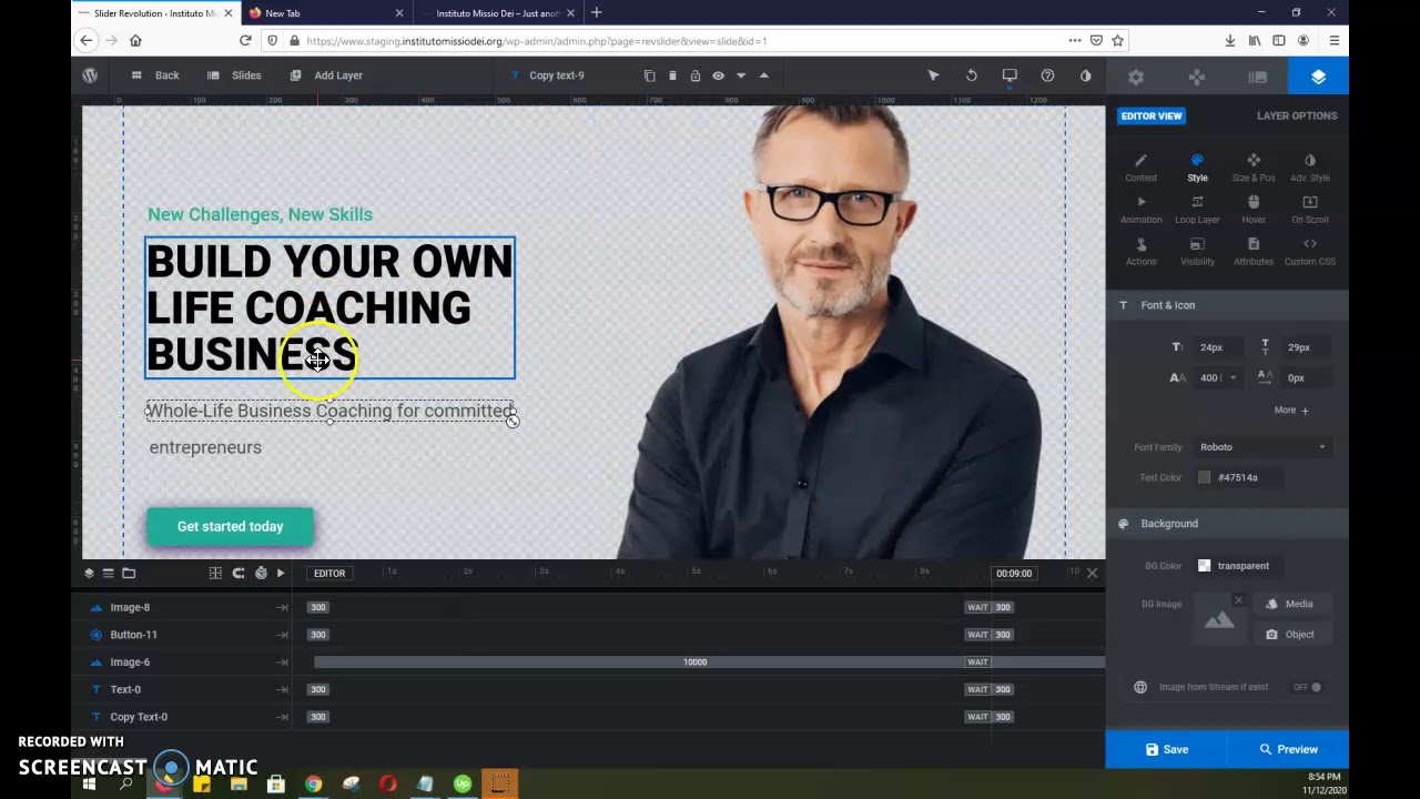 How to set layer rotation in Revolution Slider - YouTube