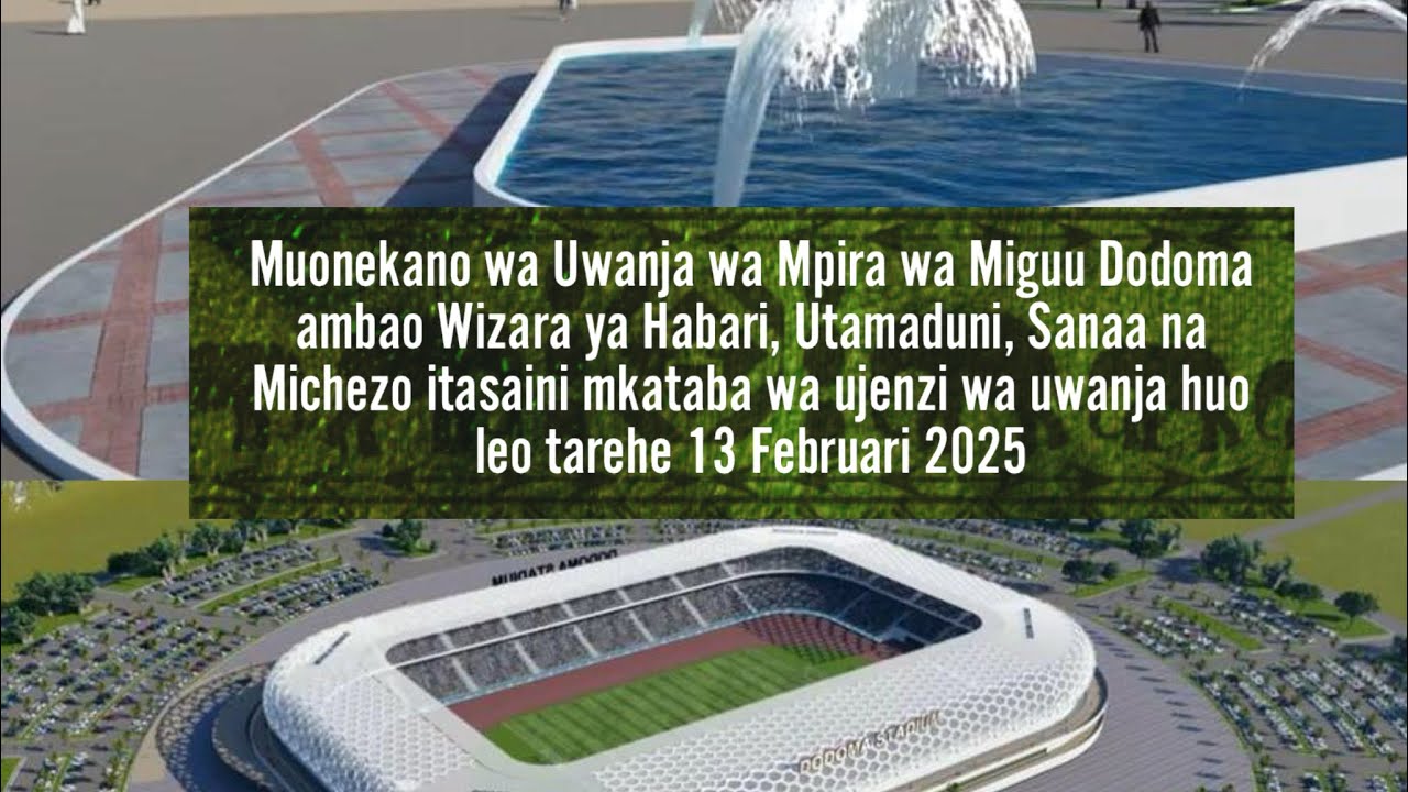 Muonekano wa Uwanja wa Mpira wa Miguu Dodoma - YouTube