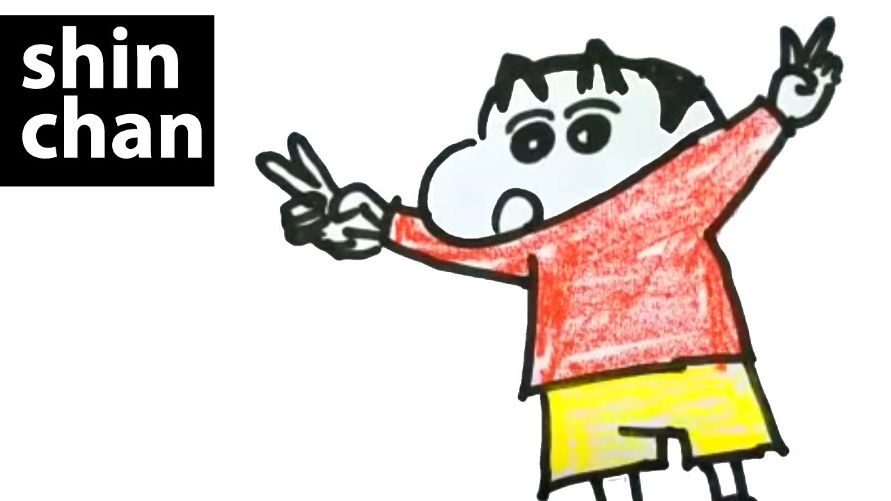 how to draw shin chan / Shinnosuke? Learn to draw | easy drawings ...