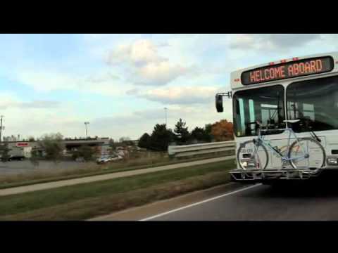 Burlington Transit - Bus Bike Rack How-To - YouTube