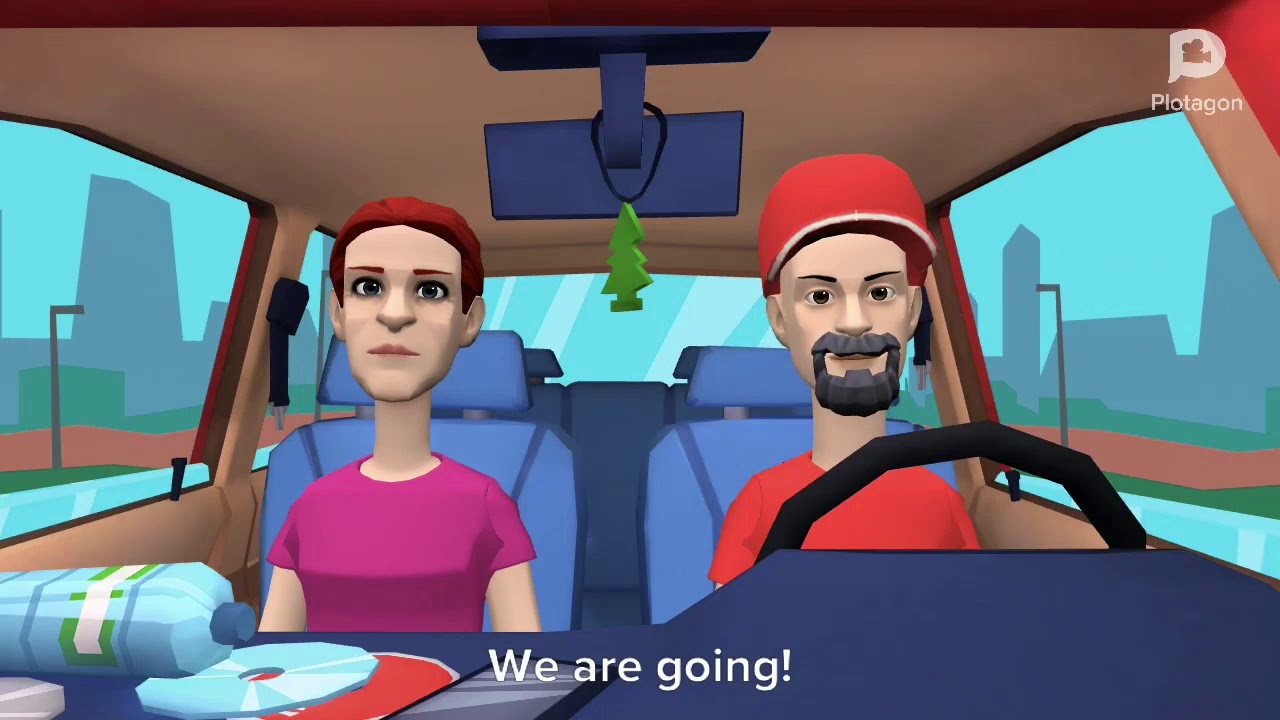 “The Girard-Sarrazin Family Goes On a Road Trip” in Plotagon - YouTube