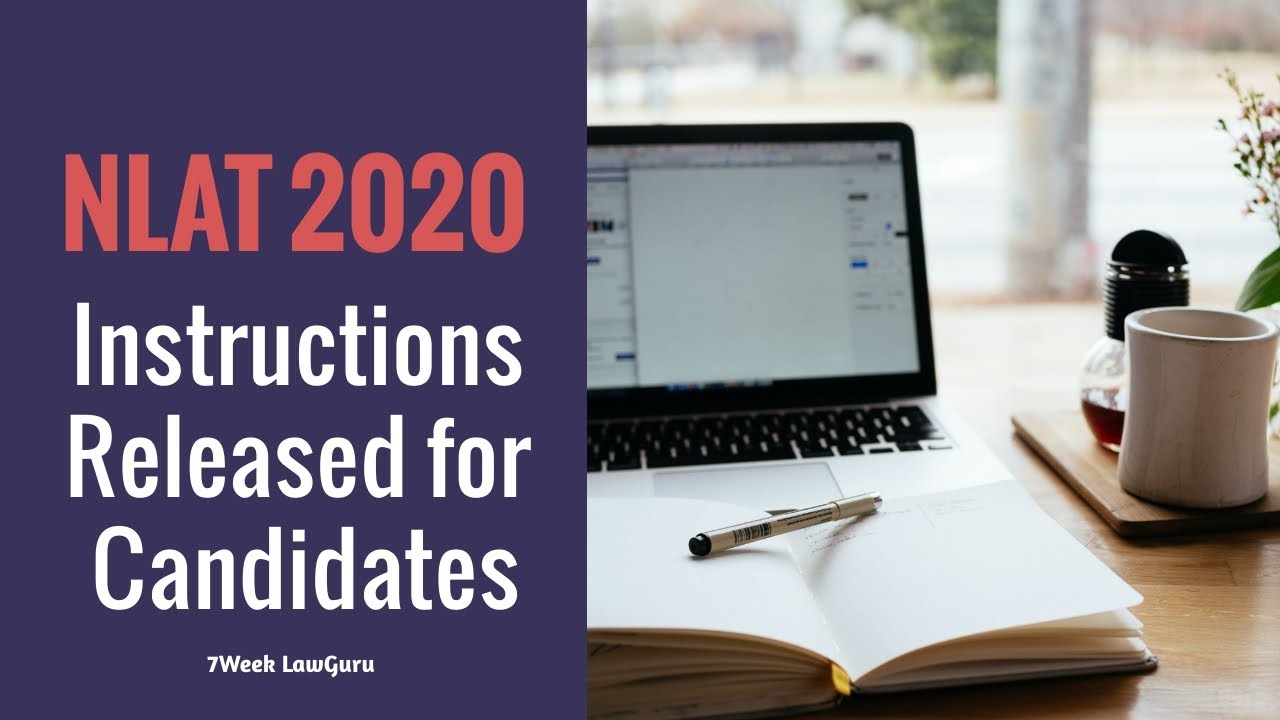 LATEST UPDATE | NLAT 2020 Official Instructions for Candidates Released ...