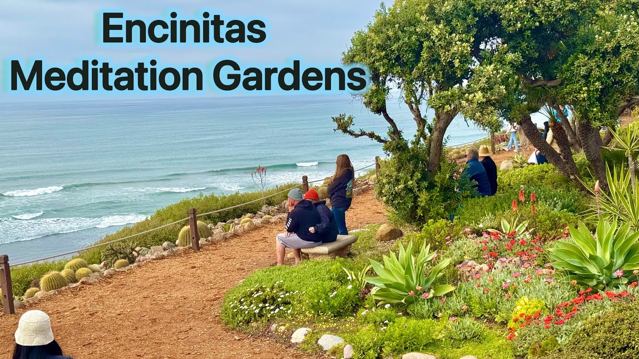 Encinitas Meditation Gardens Walking Tour 🌴☘️🌺 [4K] - YouTube