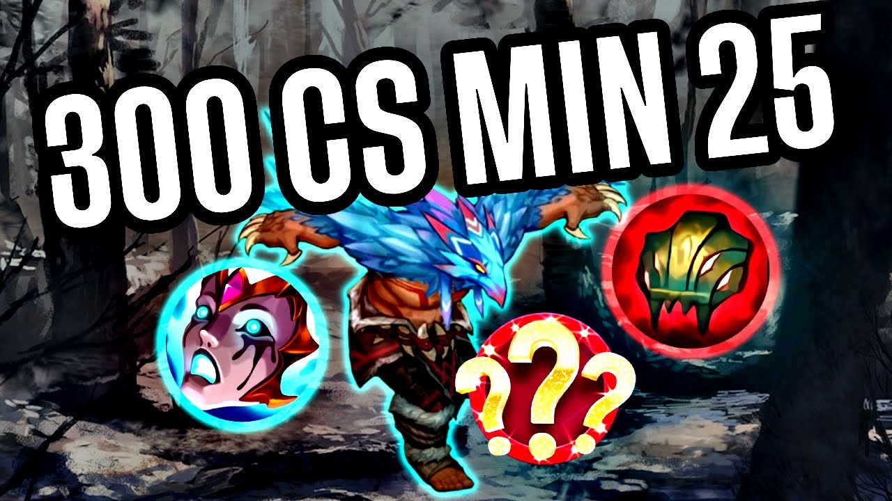 How I get 300 CS at 25 as Udyr so you can just copy me 🦅 Challenger ...