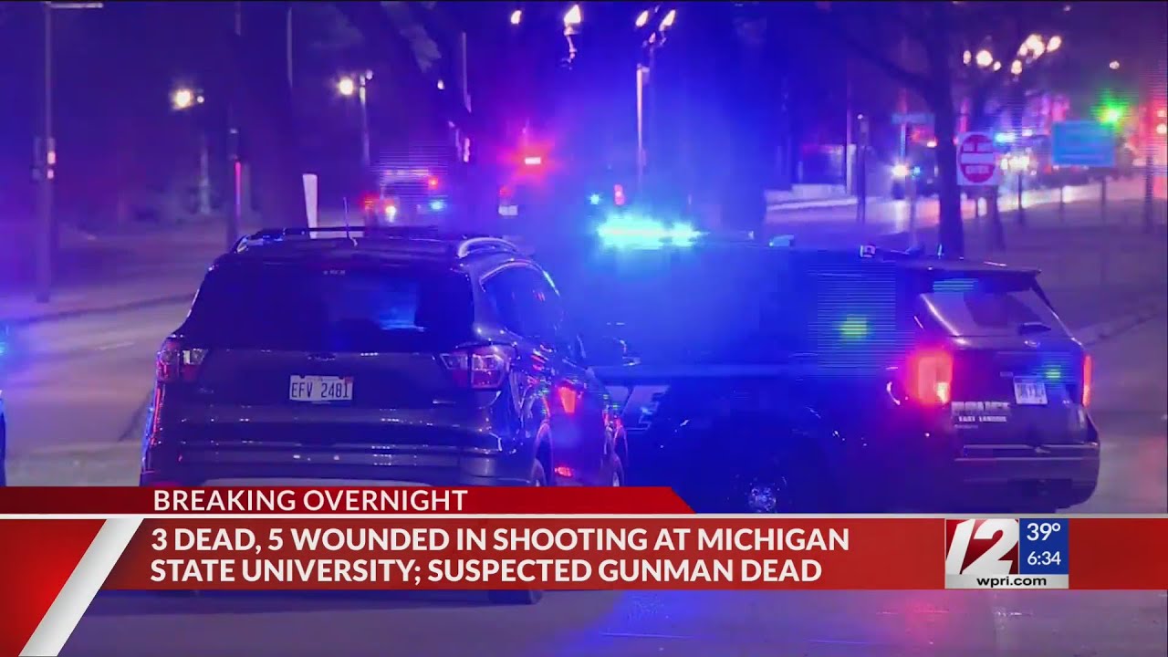 Gunman kills 3, then himself at Michigan State University - YouTube