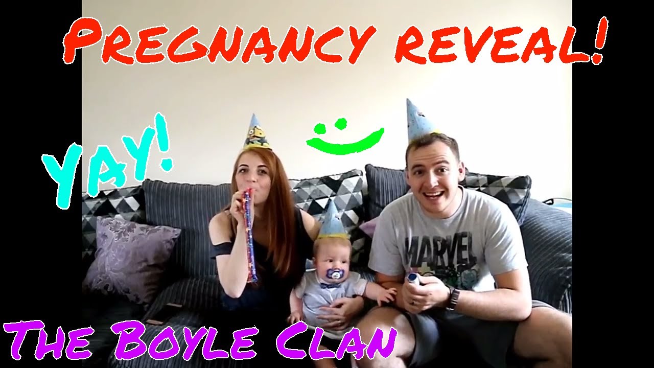 Pregnancy reveal We're having another baby - YouTube