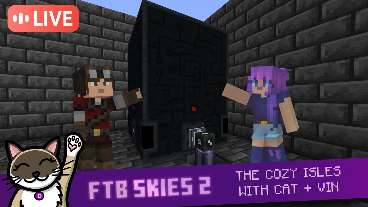 Powah Nuclear Reactor! | FTB Skies 2 Community Run | TheCozyIsles, Day ...