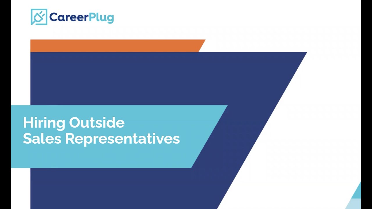 How to Hire Outside Sales Representatives - YouTube