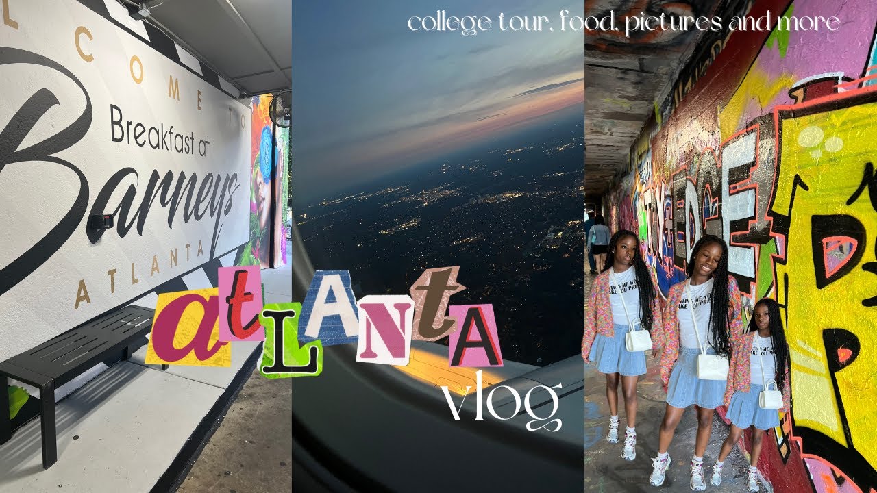 SPEND THE DAY WITH ME IN ATL | college tour, food, pictures and more ...
