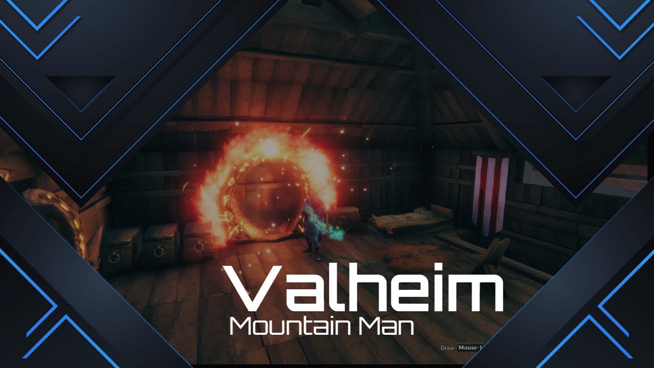 Valheim - Roughing it in the snow - Mountain Biome - YouTube