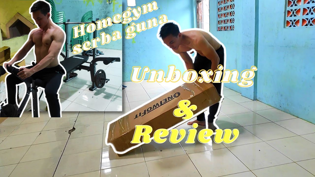 Homegym one two fit benchpress unboxing & review | Unboxing & review ...