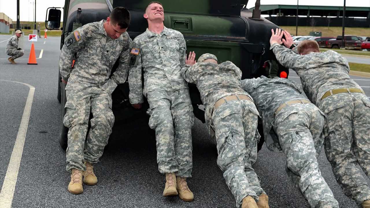 Humvee Push - YouTube