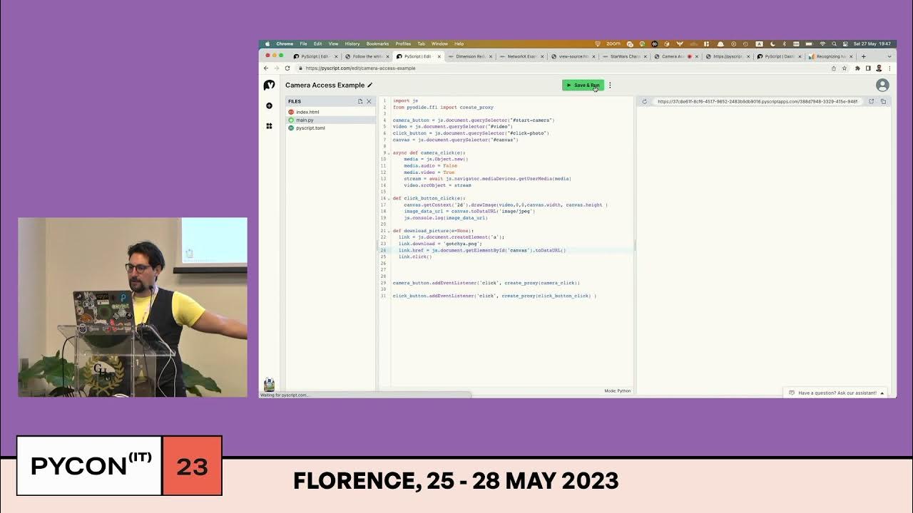 PyCon Italia 2023 - Lasagna - Saturday - YouTube