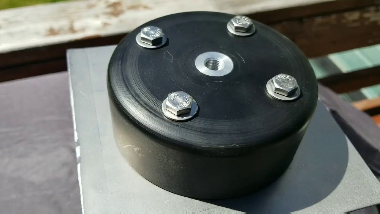 Mr. Coily 4 inch roof puck mount - YouTube