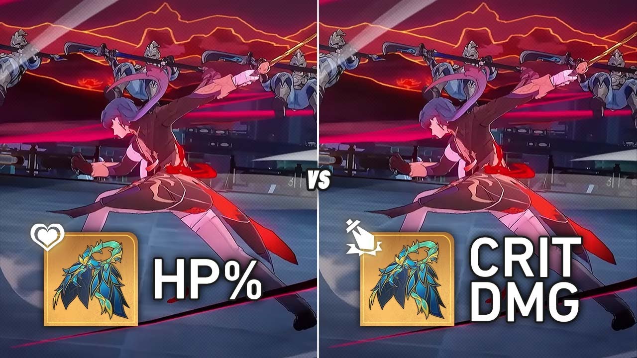 Blade Longevous Disciple Relic Body Comparison! HP% vs Critical Damage ...