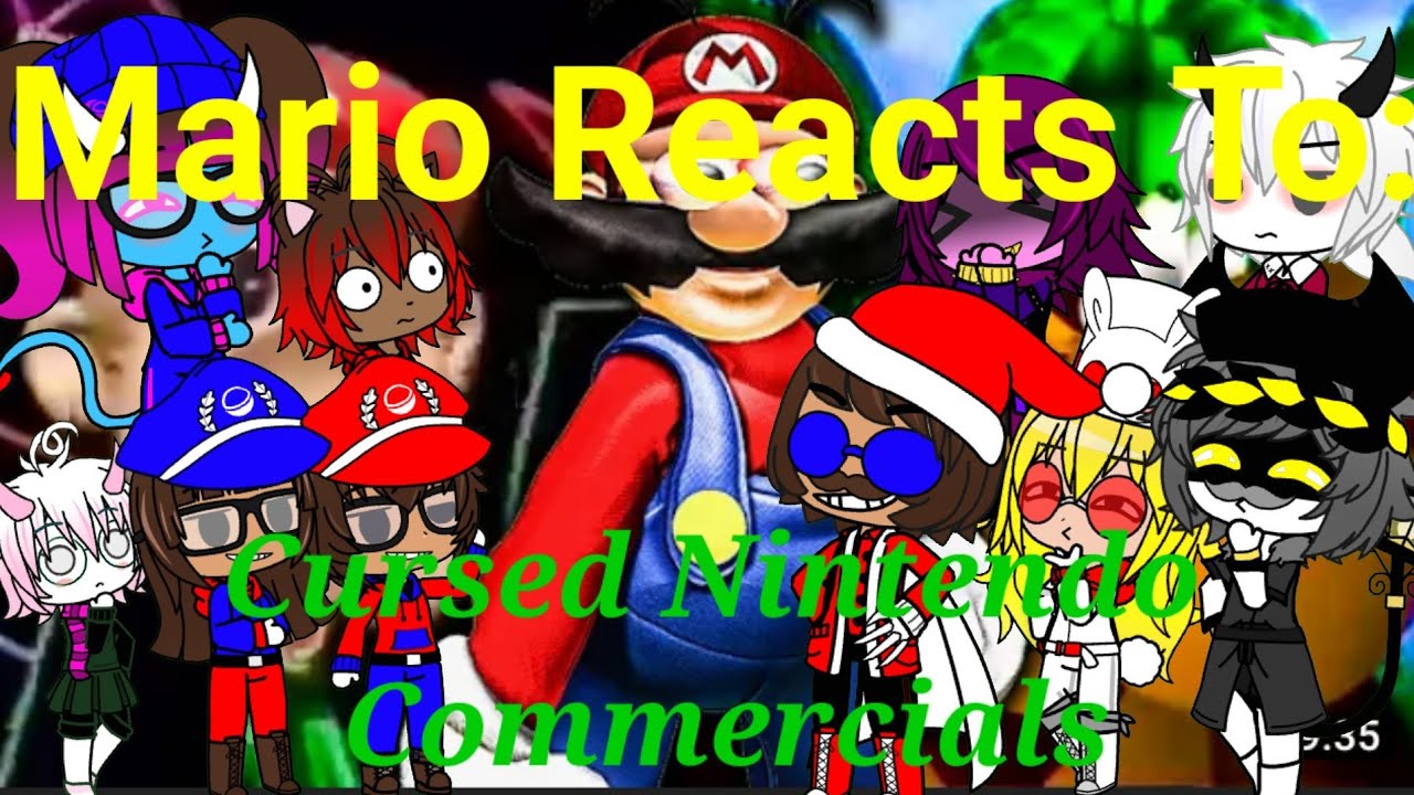 The Ethans + Fandoms React To:Mario Reacts To Cursed Nintendo ...
