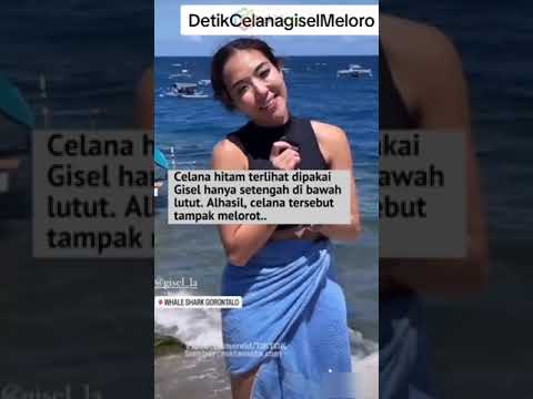 DETIK DETIK CELANA GISEL MELOROT SAAT DI WAWANCARA‼️🔥
