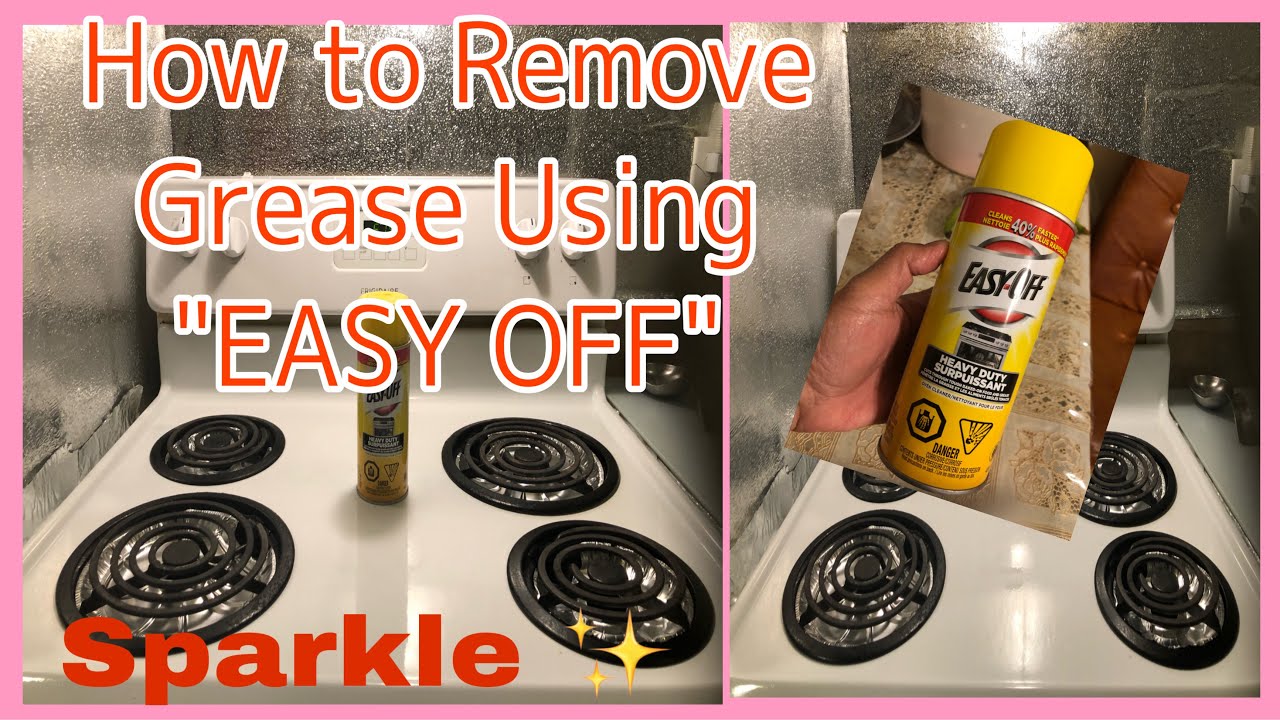 HOW TO REMOVE GREASE USING EASY OFF | Claire Castro Vlog - YouTube