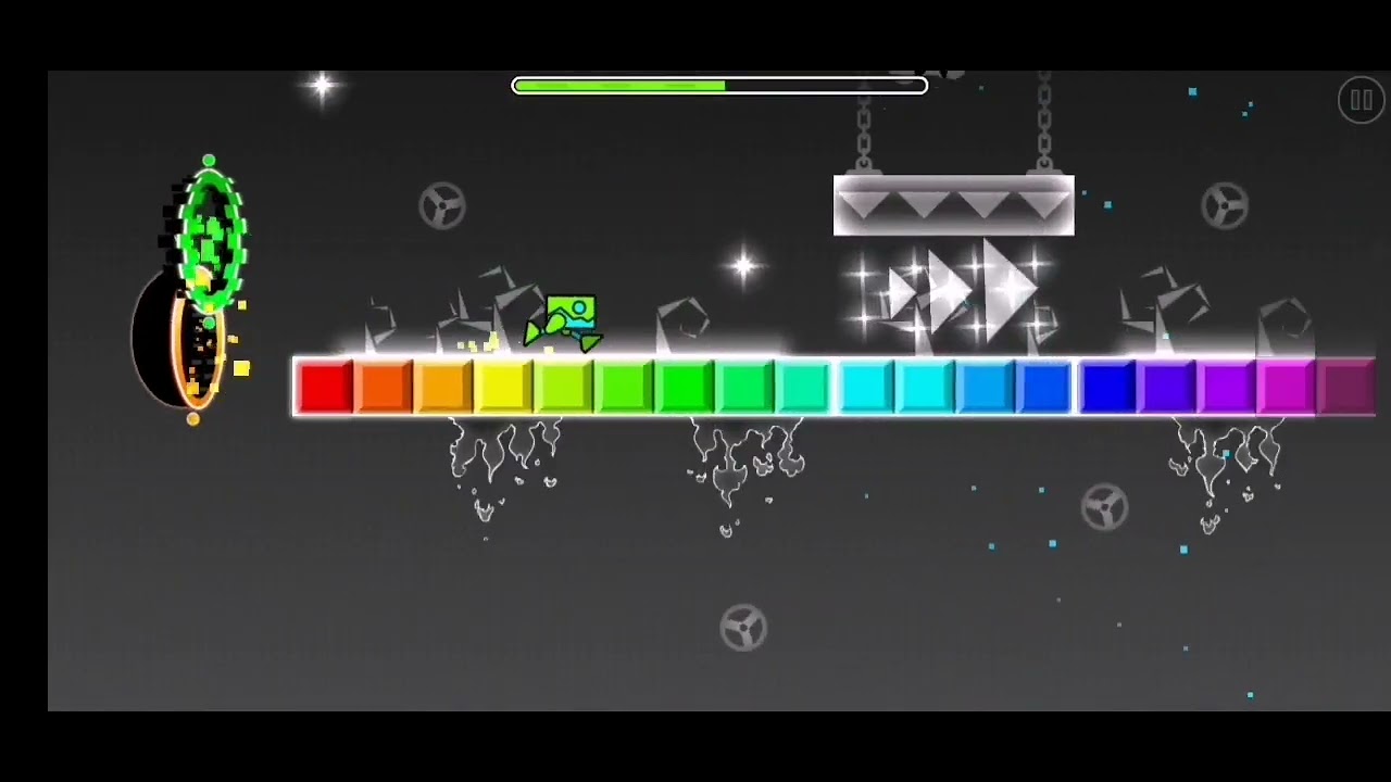demon easy geometri dash - YouTube